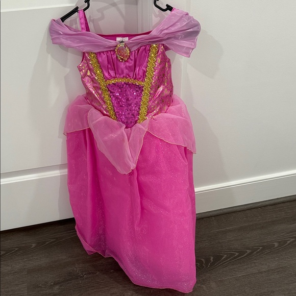 Disney | Costumes | Disney Pink And Gold Princess Dress | Poshmark